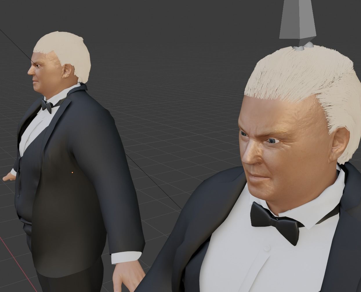 3D model Trump base game character in suit VR / AR / low-poly | CGTrader
