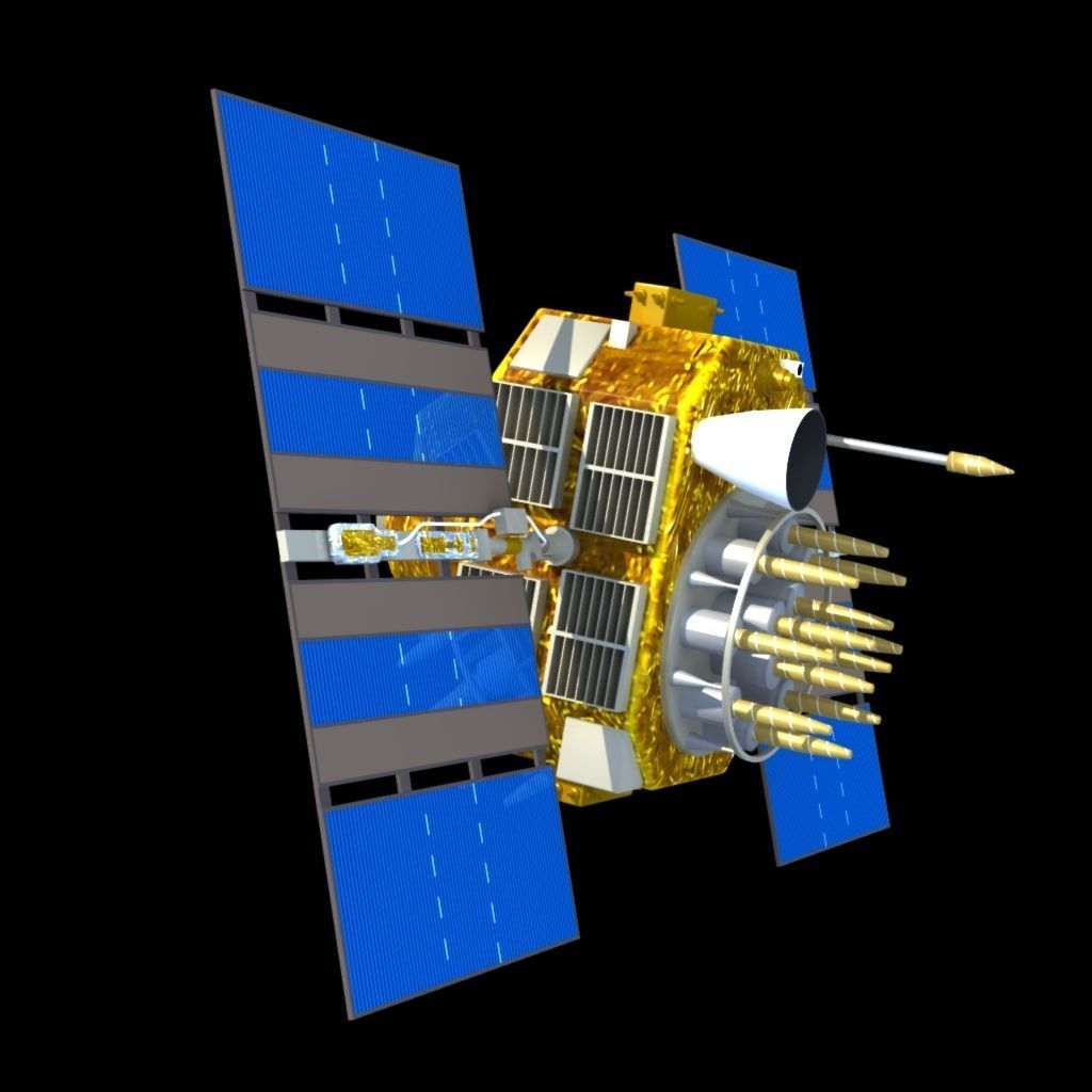 GPS Satellite 3D model | CGTrader