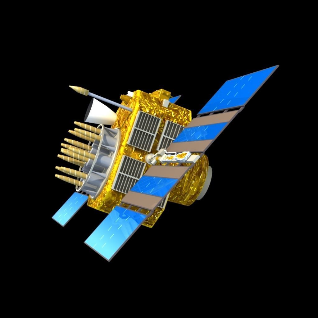 GPS Satellite 3D model | CGTrader