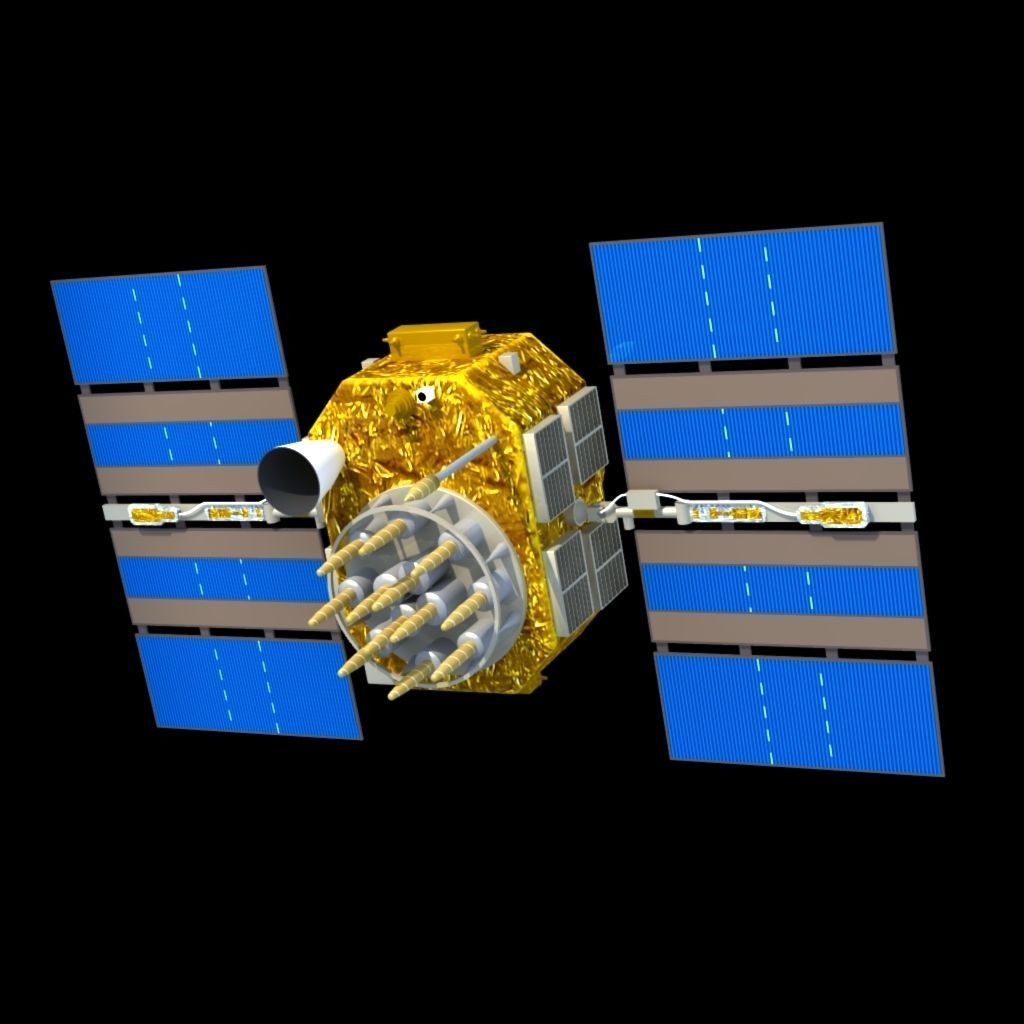 GPS Satellite 3D model | CGTrader