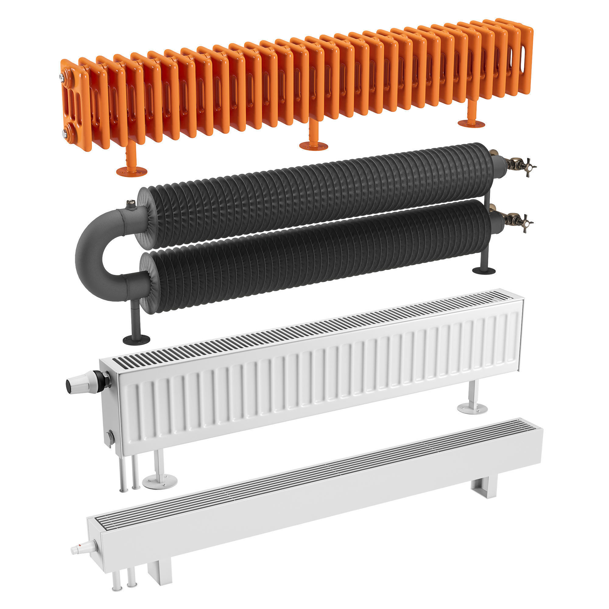 Radiator Set 1 3D model | CGTrader