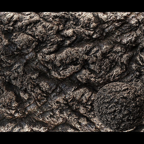 Stone Cliff Wall 5 3D model | CGTrader