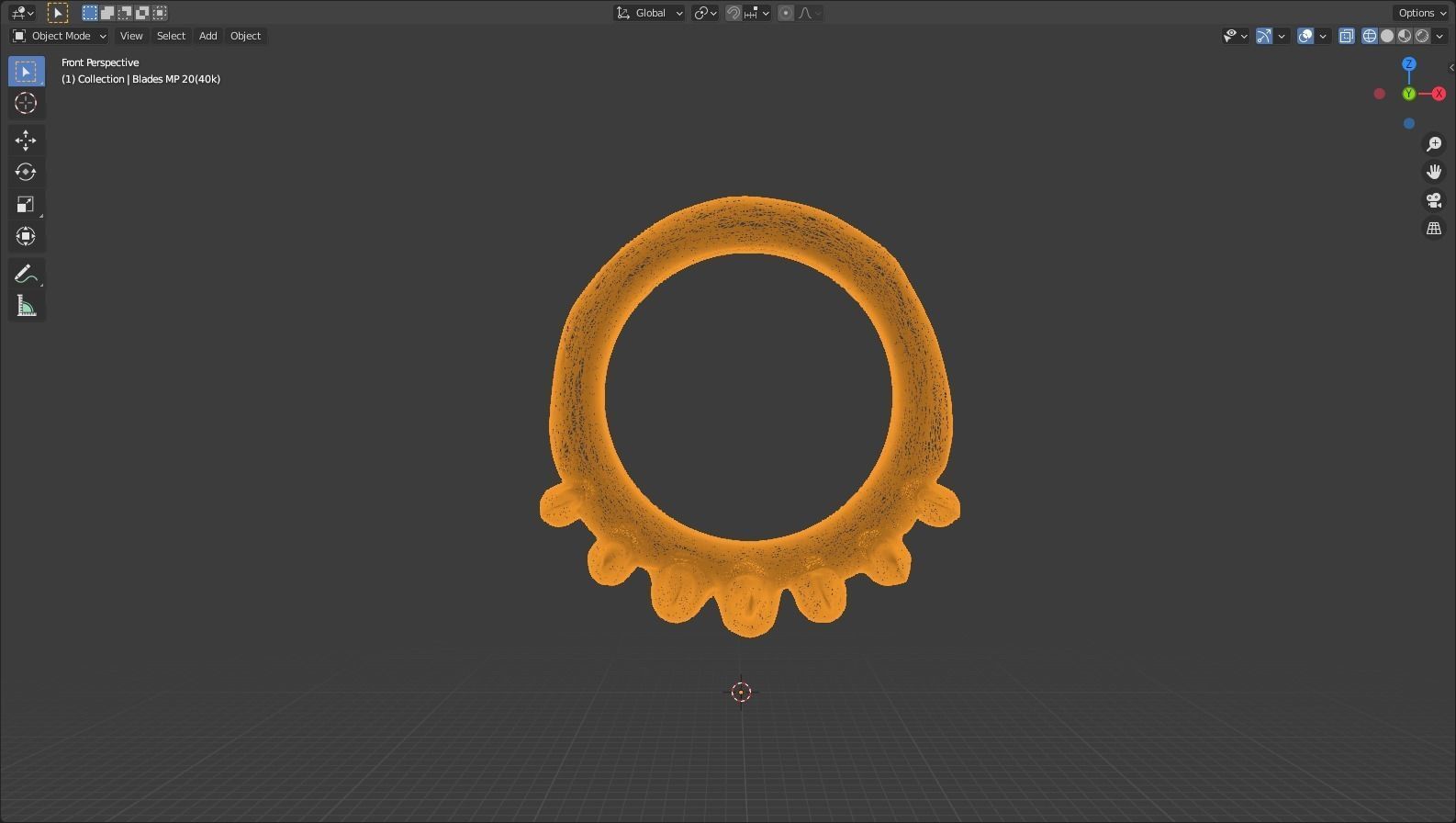 Ring of Blades 3D model 3D printable | CGTrader
