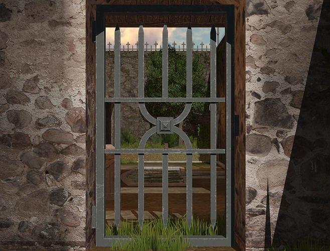 Enclave game -Zurana Hideout GATE Low Poly free VR / AR / low-poly 3D ...