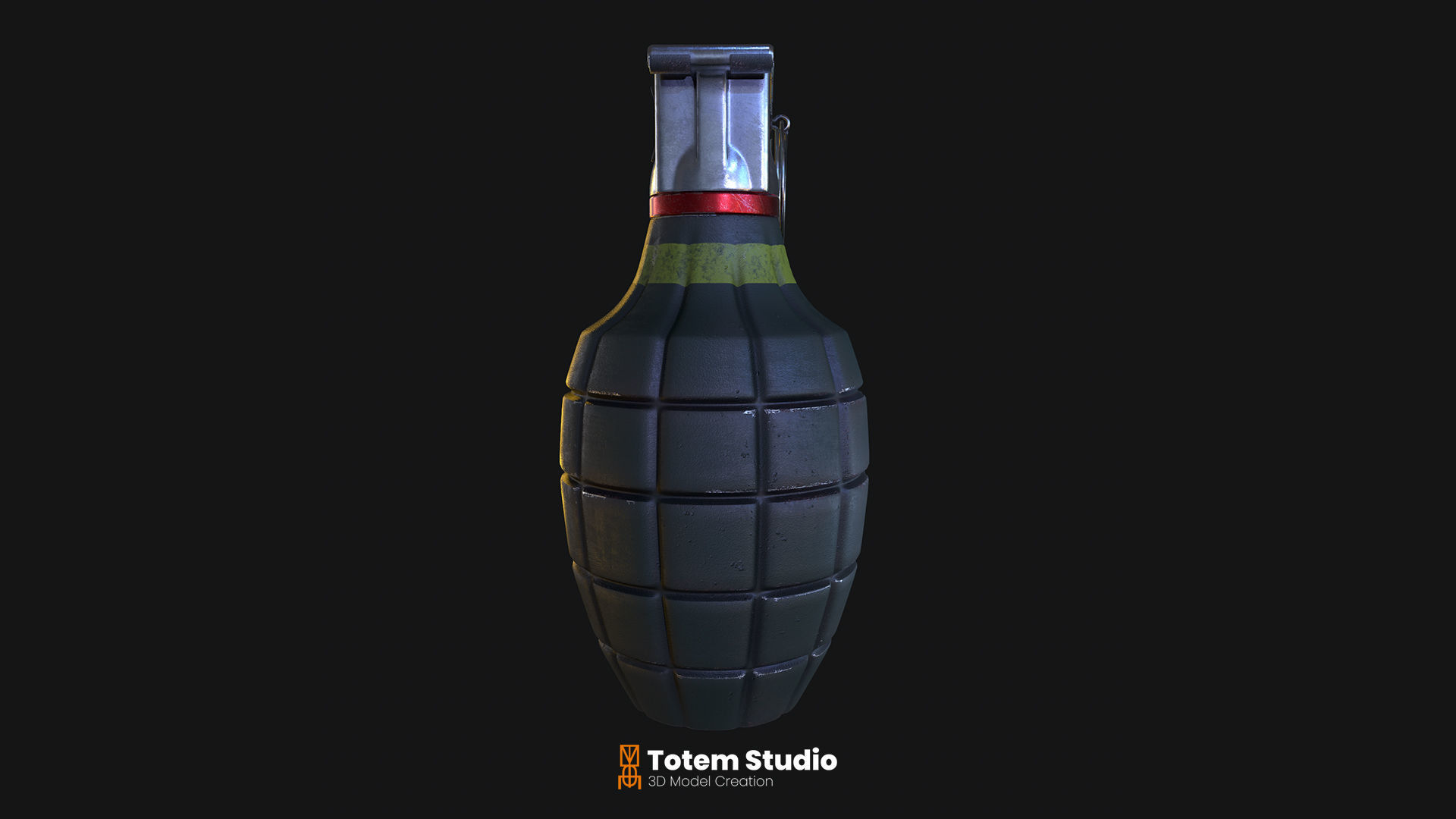 3D model MK 2 Frag Grenade VR / AR / low-poly | CGTrader