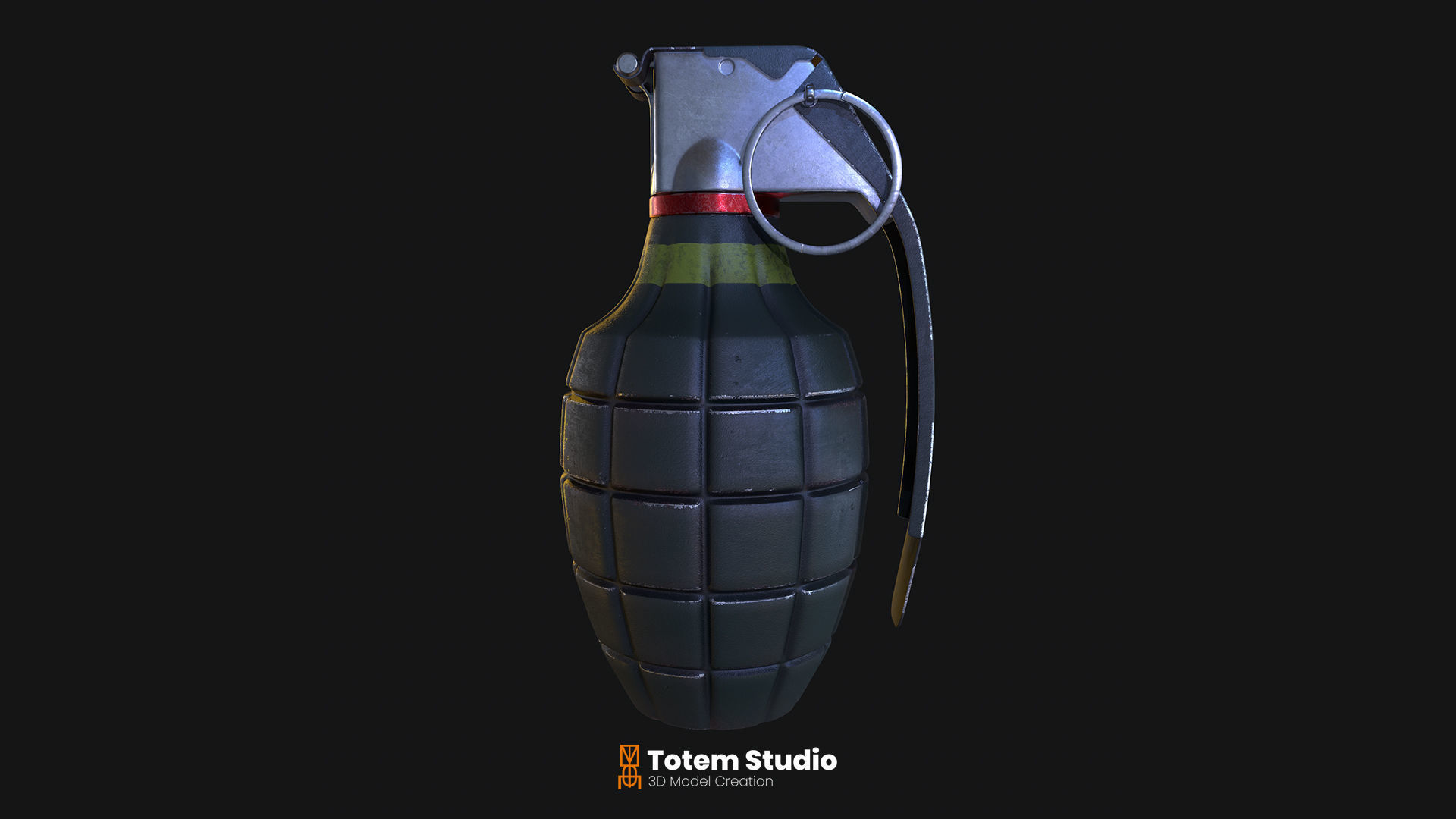3D model MK 2 Frag Grenade VR / AR / low-poly | CGTrader