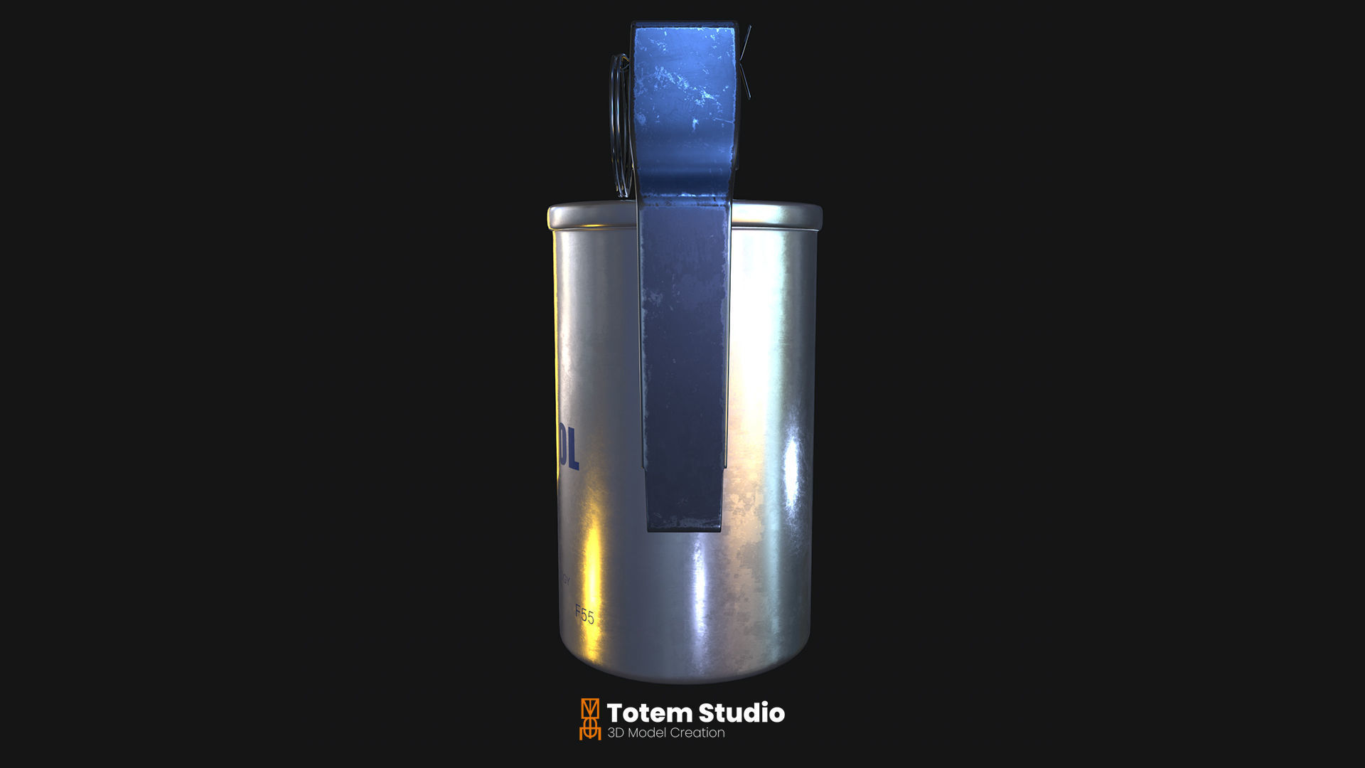 3D model Tear Gas Grenade Riot Control VR / AR / low-poly | CGTrader