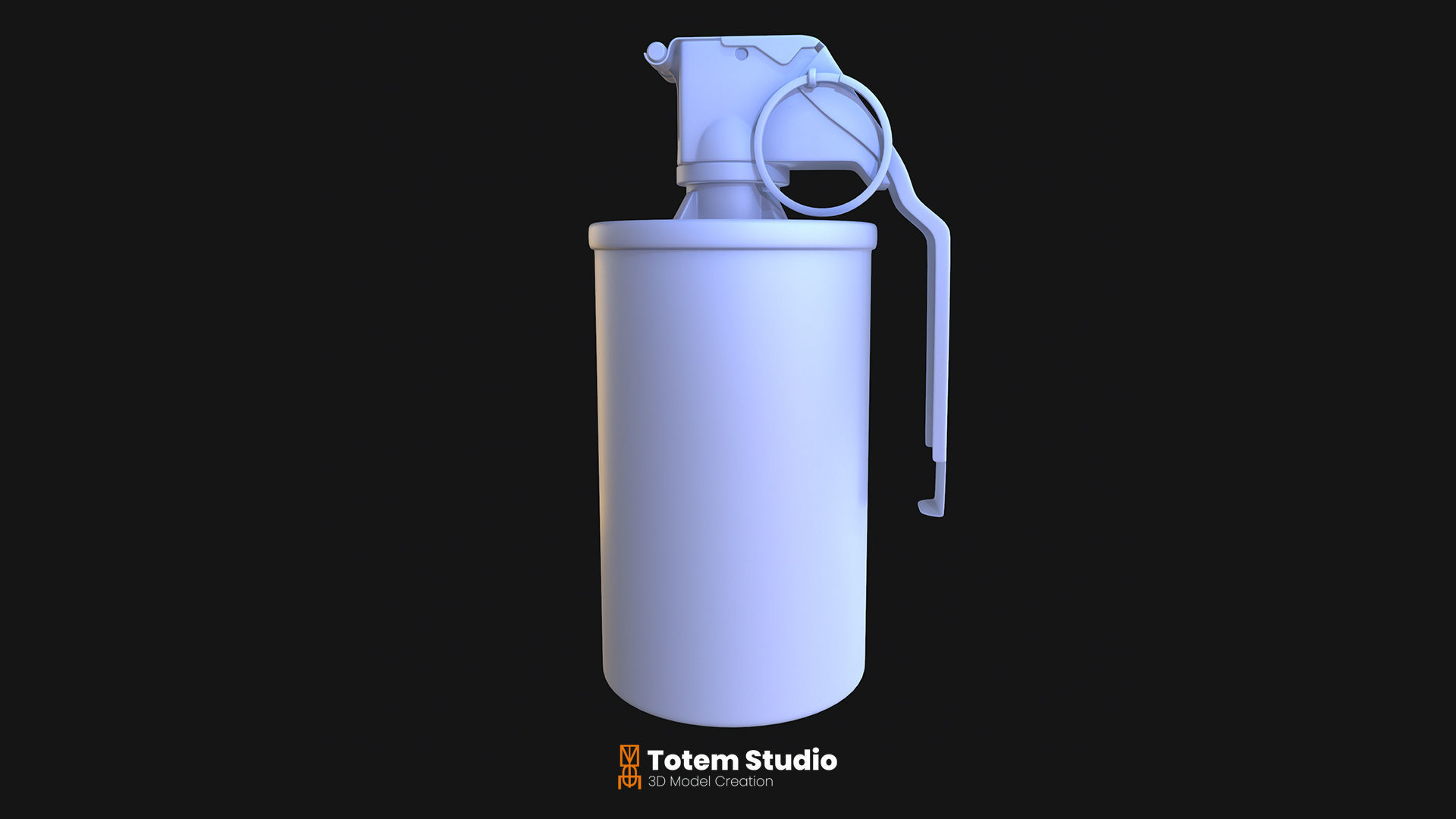 3D model Tear Gas Grenade Riot Control VR / AR / low-poly | CGTrader