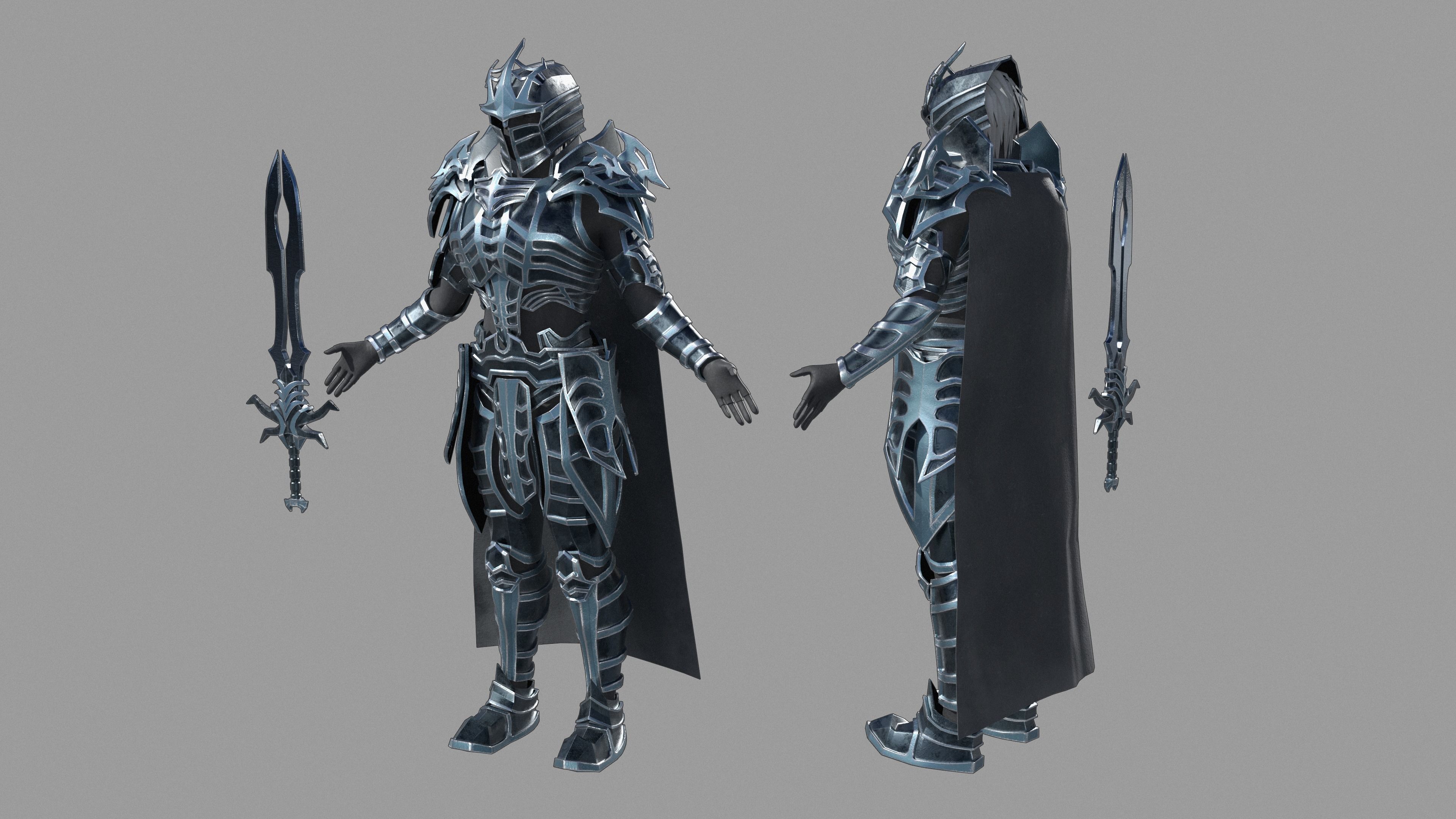 Unholy knight 3D model | CGTrader