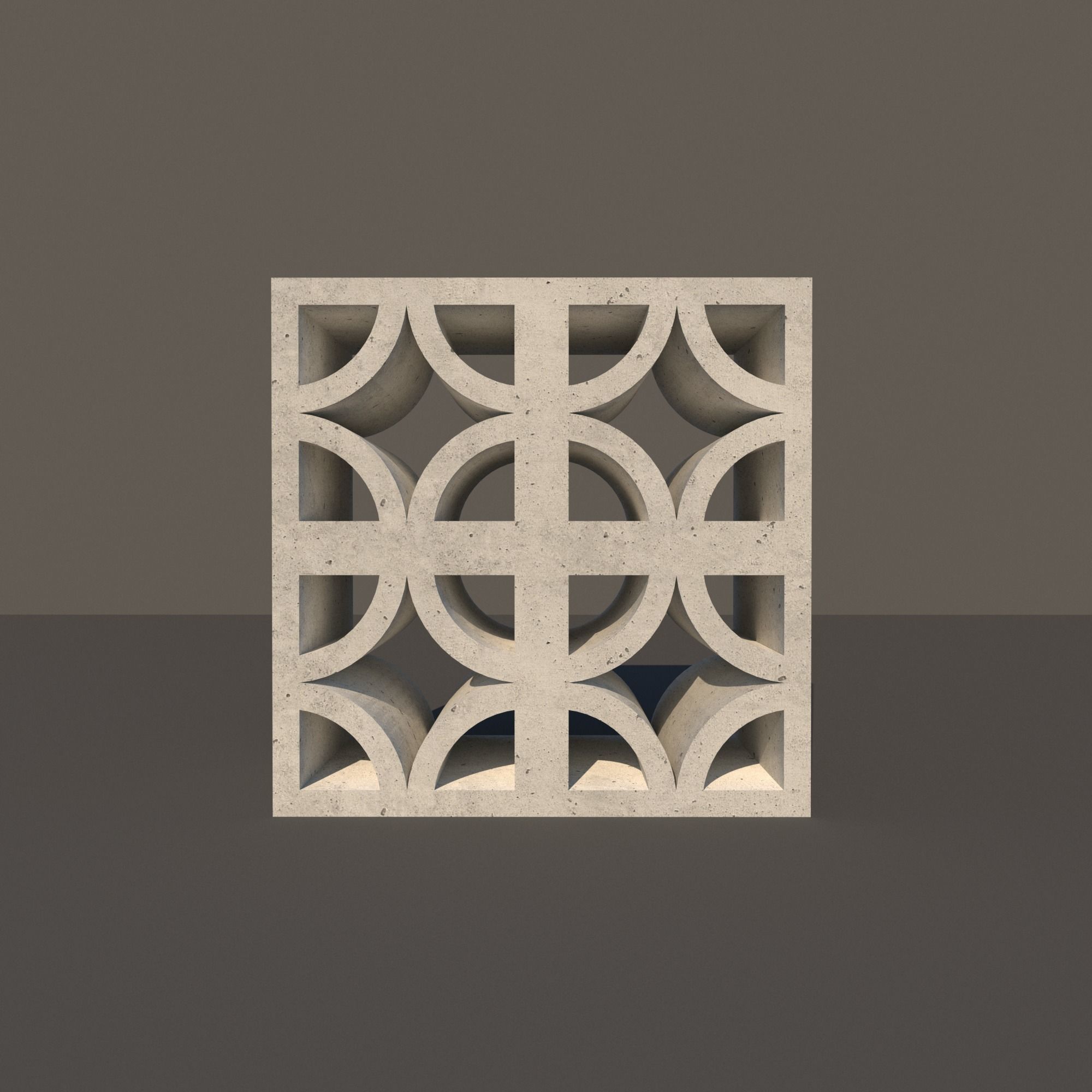 Concrete Lattice 03 3D model | CGTrader