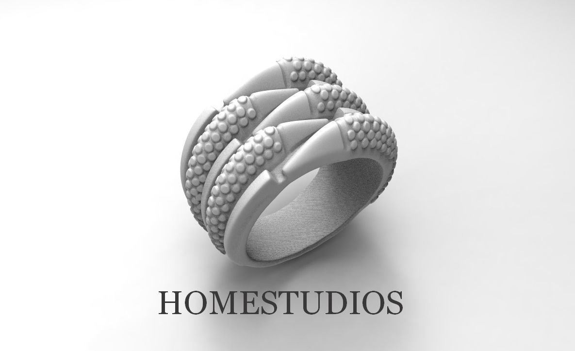 RING DRAGONS CLAWS BASE FORM 3D model 3D printable | CGTrader