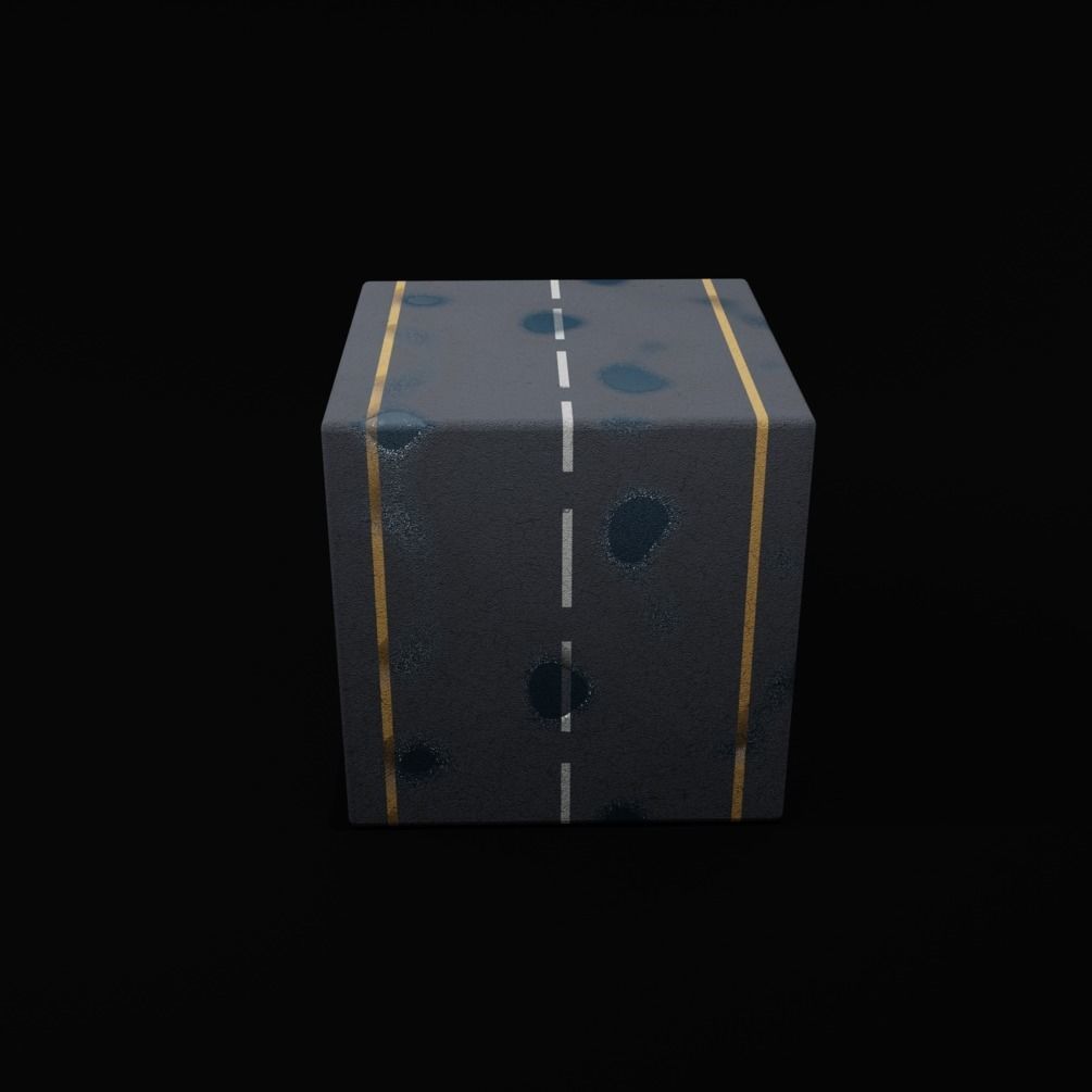 Procedural asphalt shader for Blender Texture | CGTrader