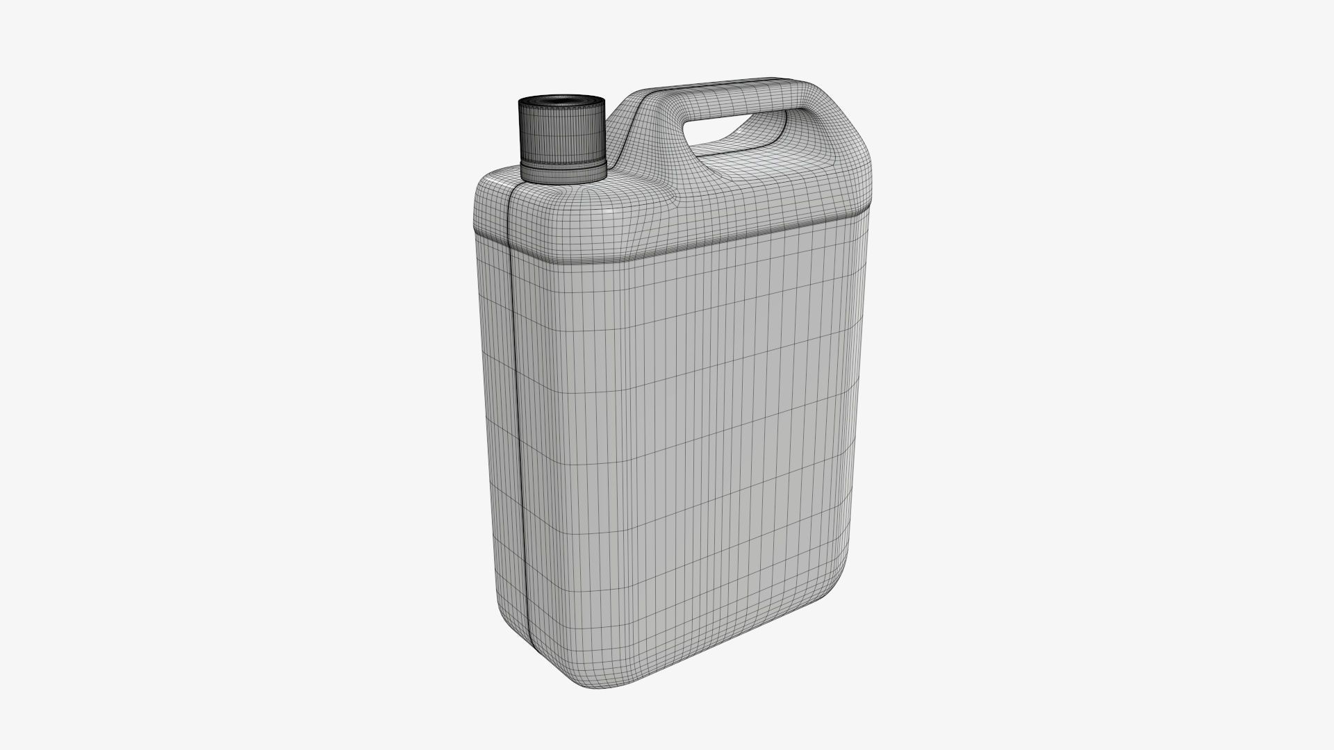 Plastic 5L can mockup 3D model | CGTrader