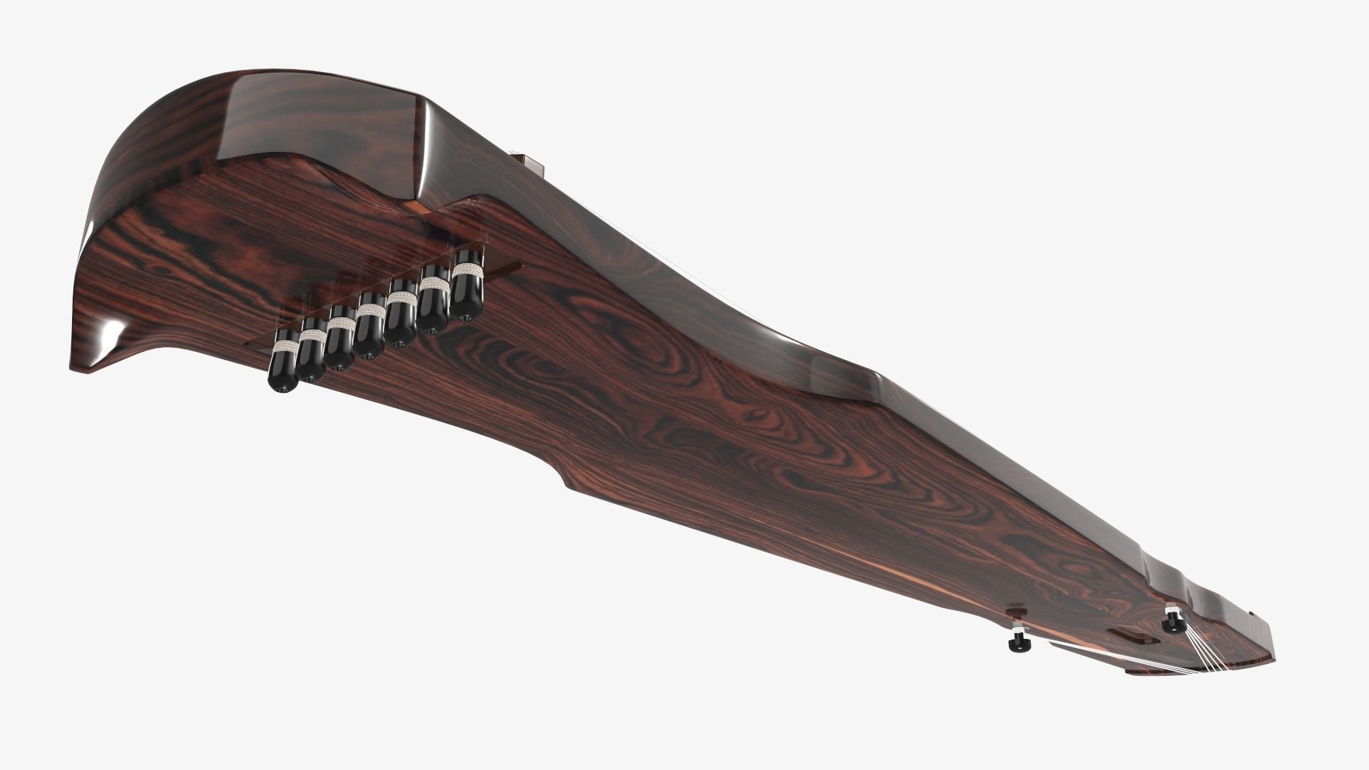 Zither Chinese musical instrument 3D model | CGTrader