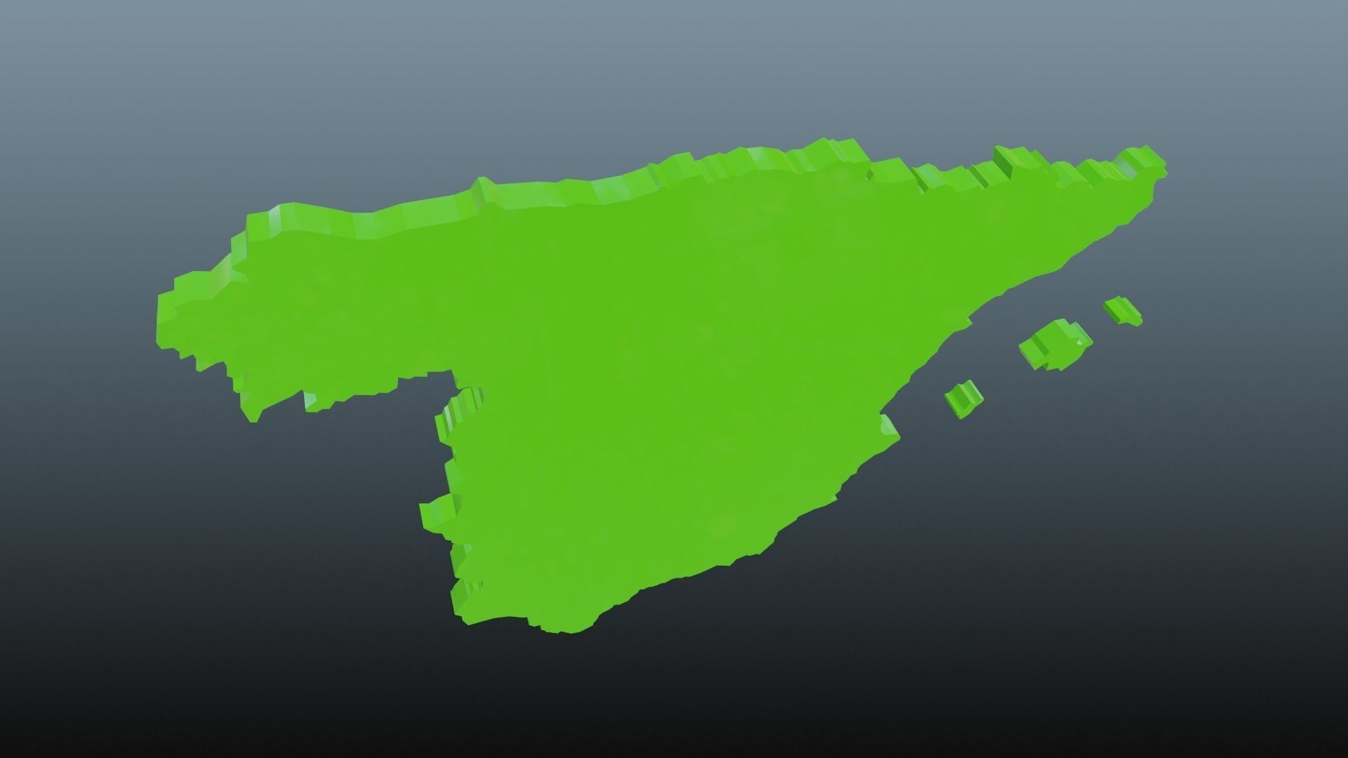 3D model Spain map symbol VR / AR / low-poly | CGTrader