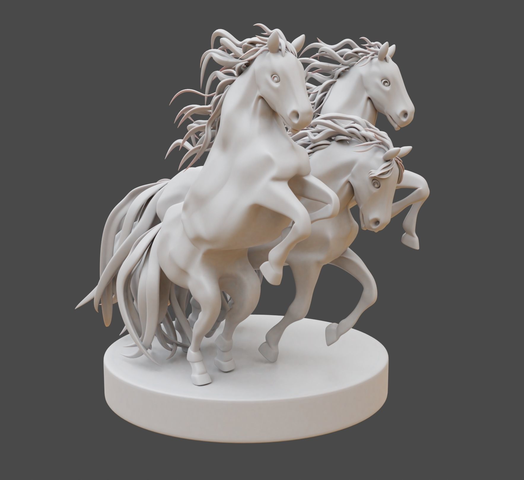 Horse animal 3D printable model | CGTrader