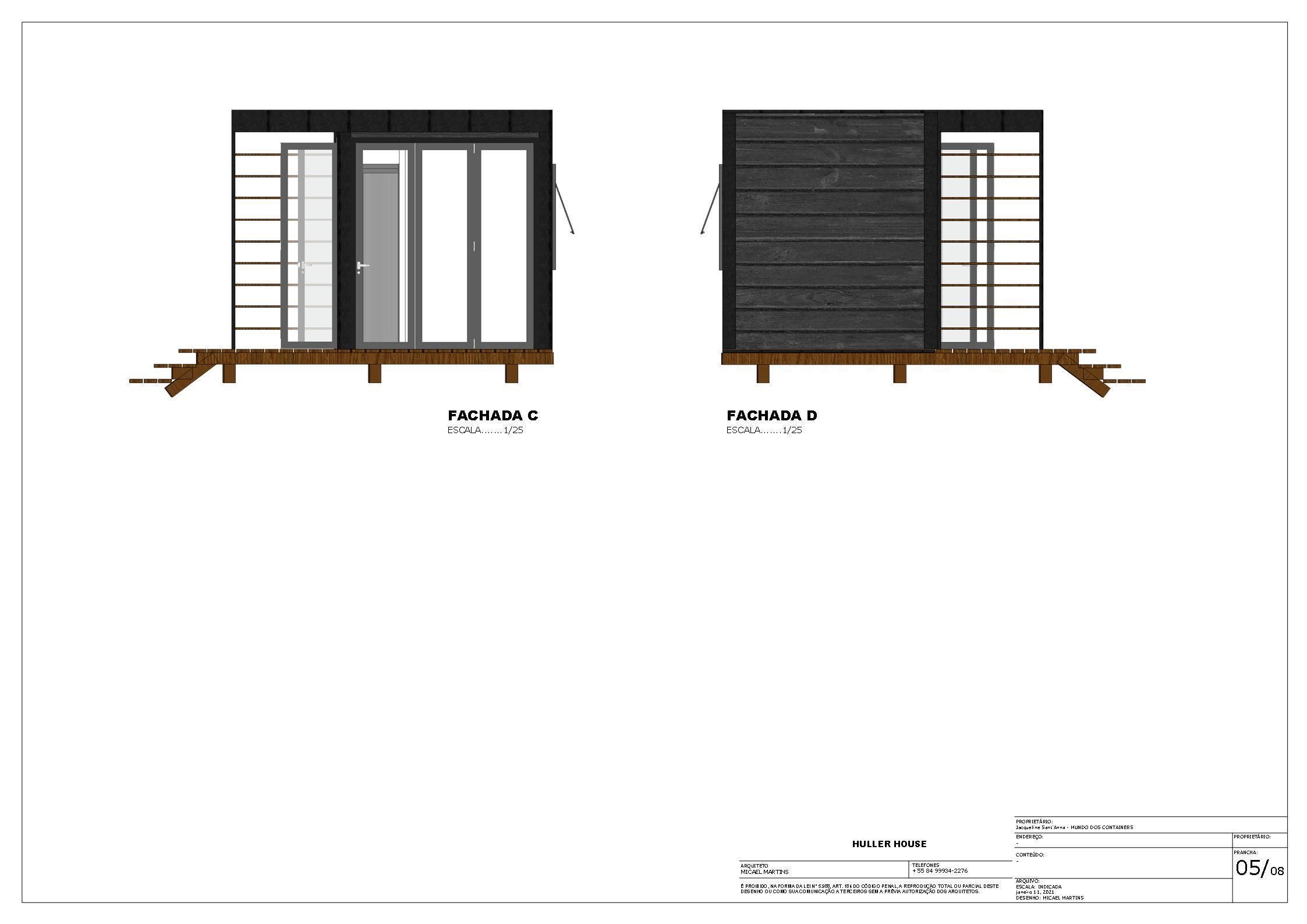Tiny House Modular Architecture - 40ft Container - FULL DESIGN 3D model ...