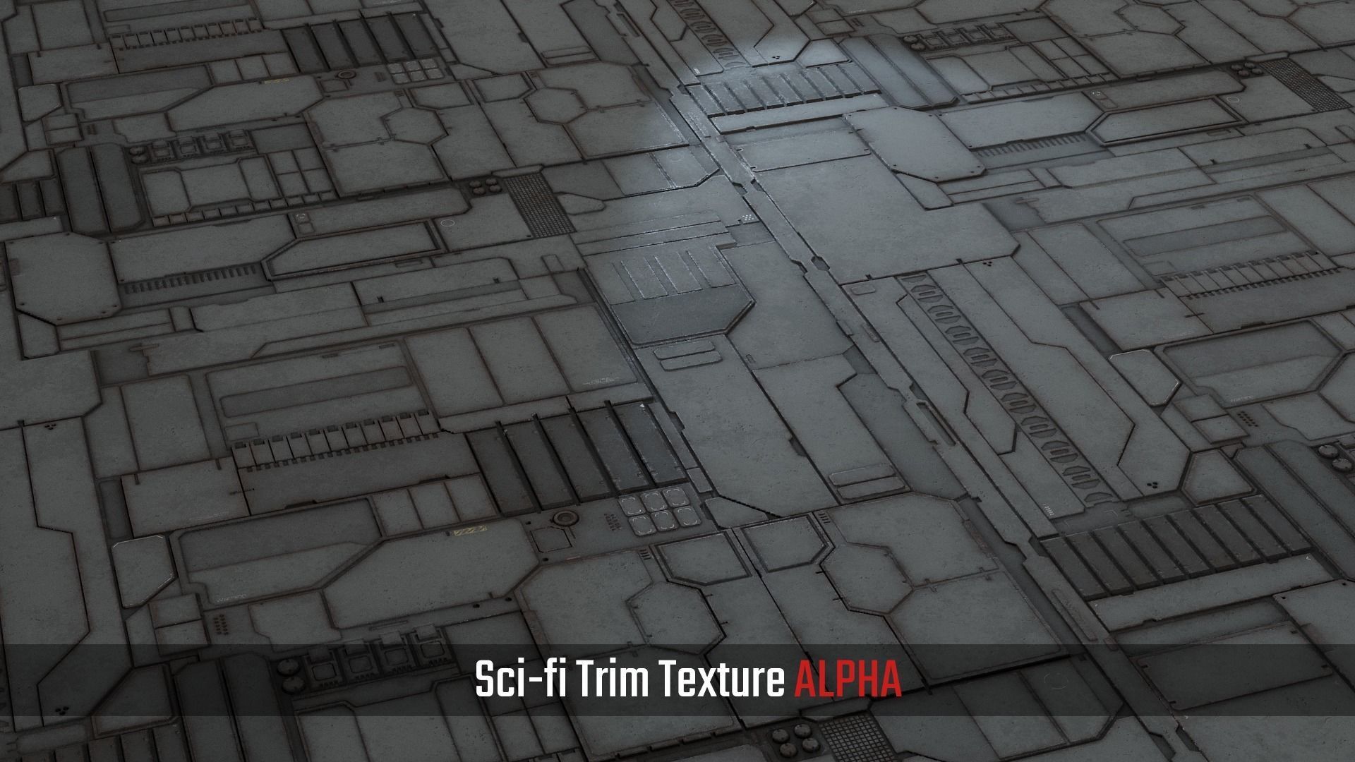 Scifi Trim Texture Alpha Texture | CGTrader