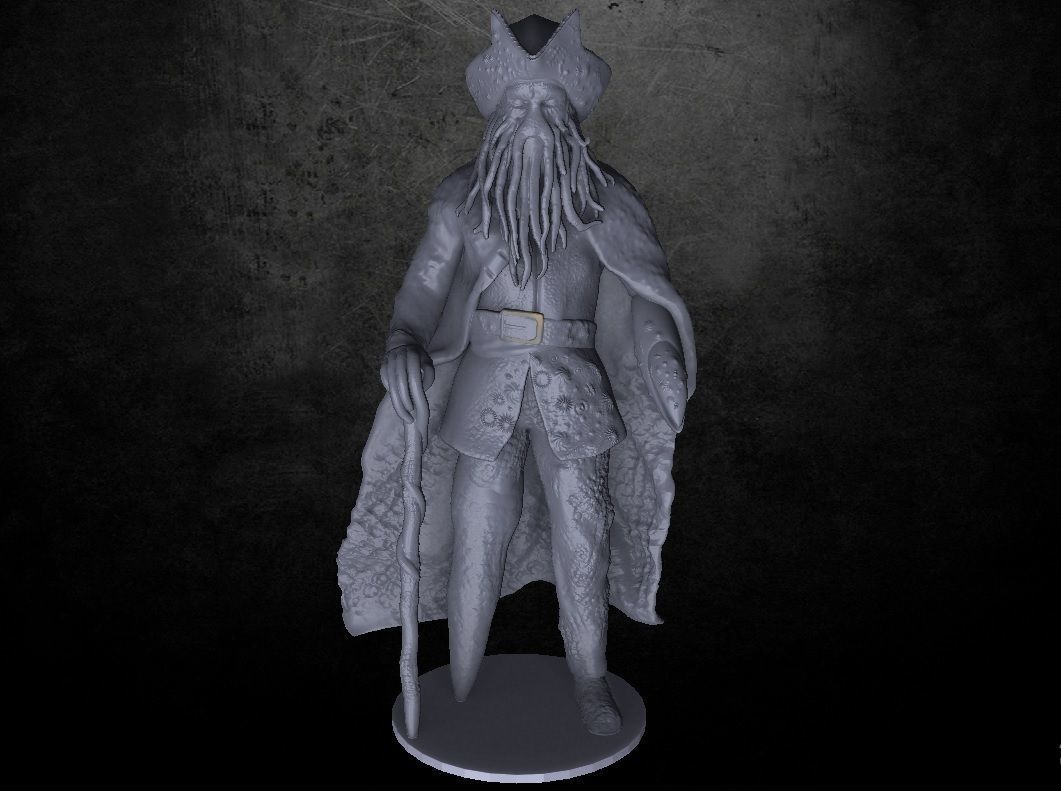DAVY JONES 3D model 3D printable | CGTrader