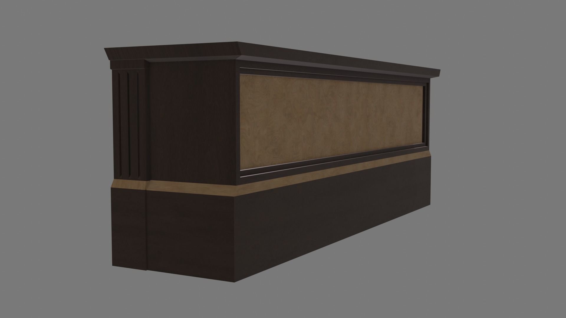 3D model Roman-style Pedestal Desk VR / AR / low-poly | CGTrader