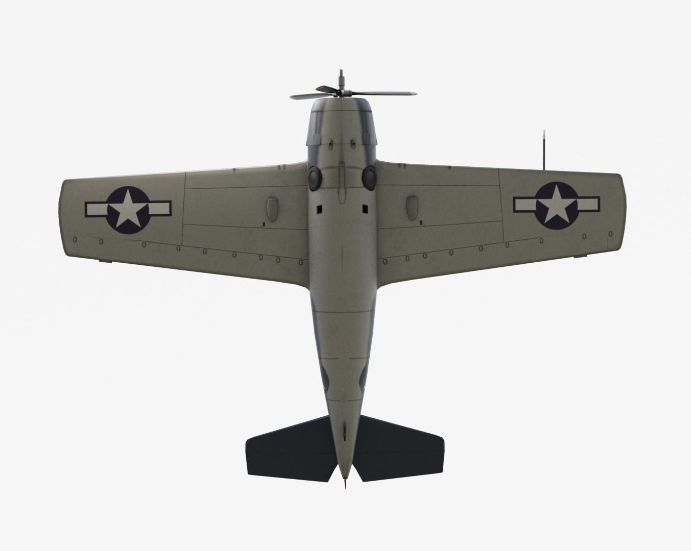 3D model Grumman F4F Wildcat VR / AR / low-poly | CGTrader