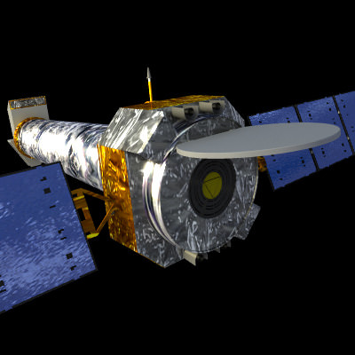 Chandra X-Ray Observatory Telescope 3D Model .3ds .lwo .lw .lws ...
