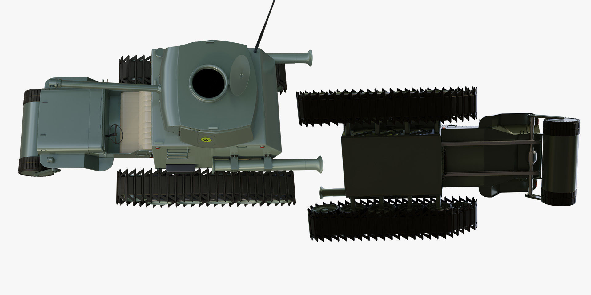 3D model Race Car 06 Army Surplus Special from Wacky Races VR / AR ...