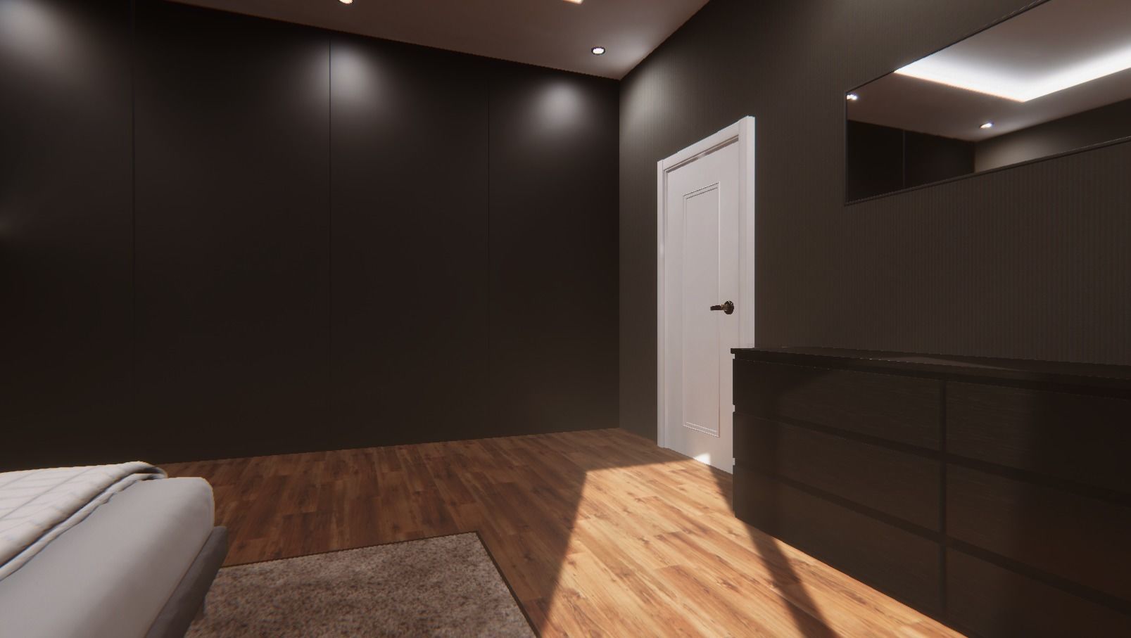 Unity HDRP Bedroom free VR / AR / low-poly 3D model | CGTrader