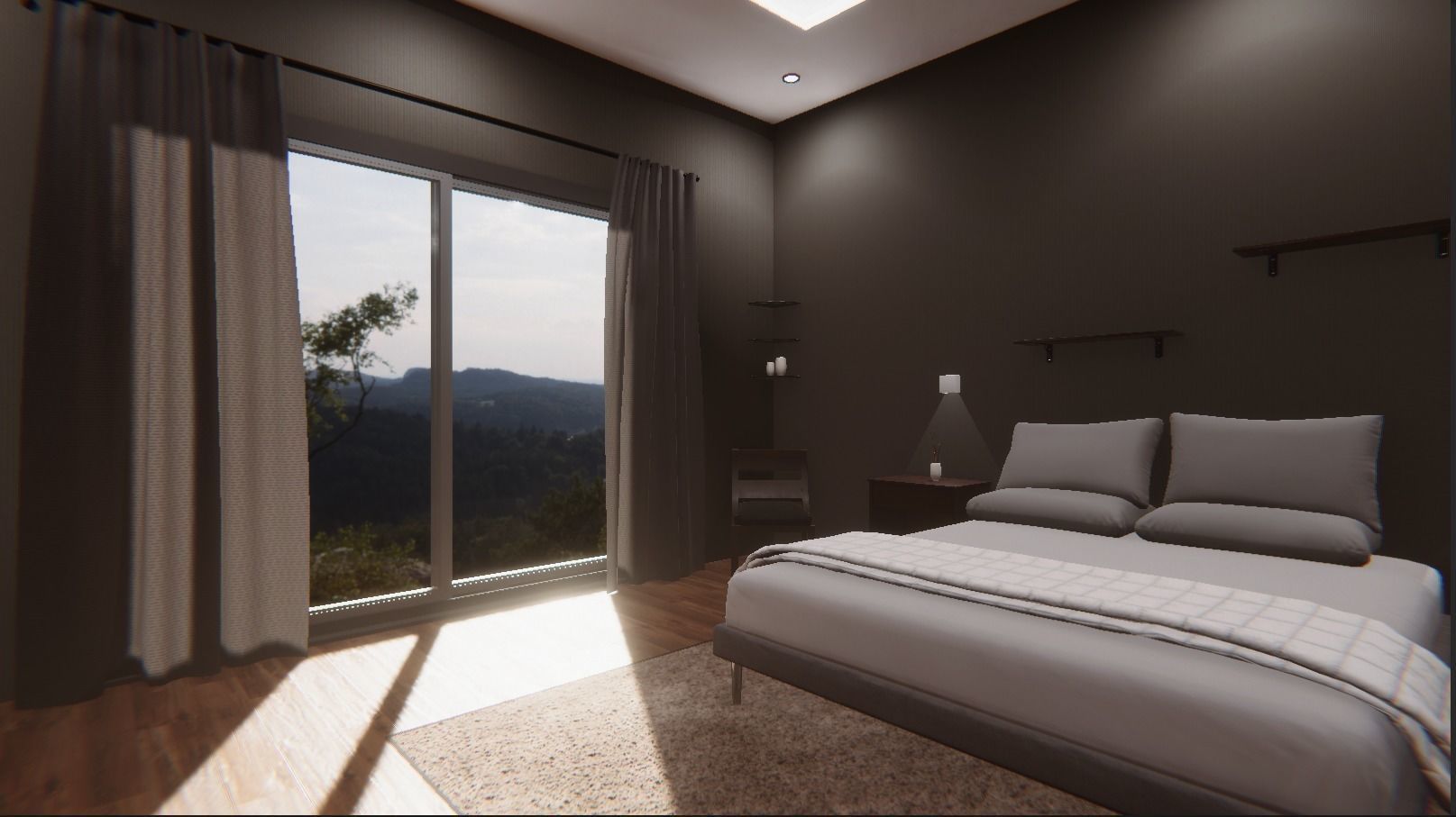 Unity HDRP Bedroom free VR / AR / low-poly 3D model | CGTrader