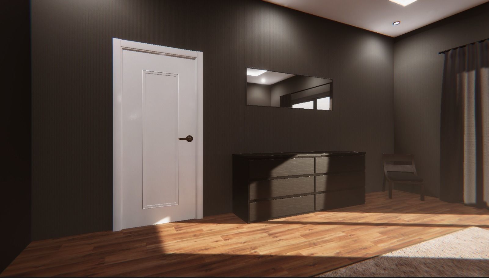 Unity HDRP Bedroom free VR / AR / low-poly 3D model | CGTrader