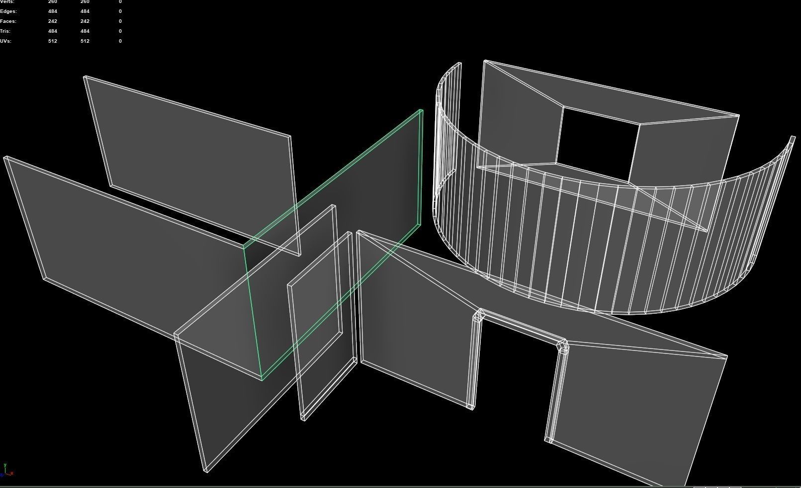 3D Model Collection sci fi walls - architectural modular kit VR / AR ...