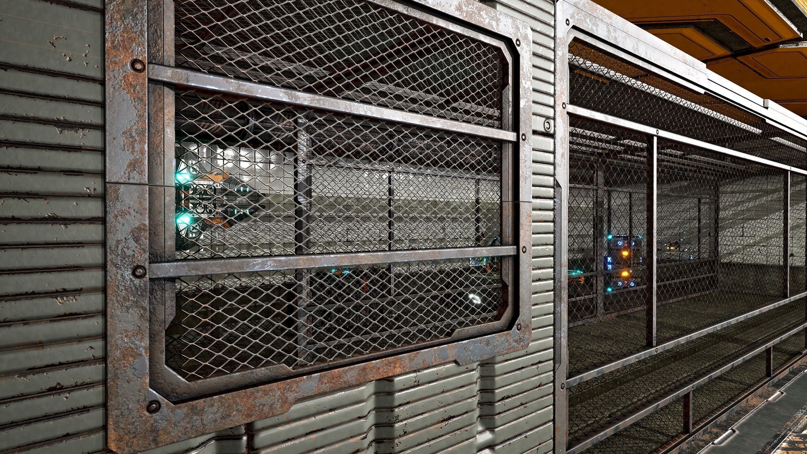 3D Model Collection sci fi walls - architectural modular kit VR / AR ...