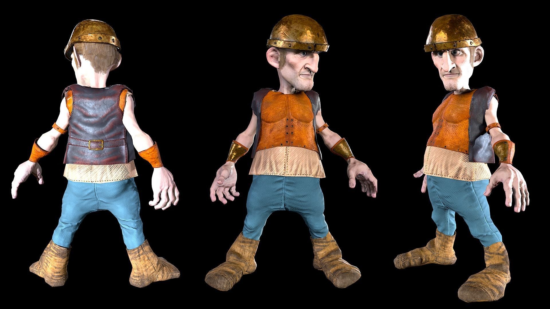 3D model Troll Medieval Character VR / AR / low-poly | CGTrader
