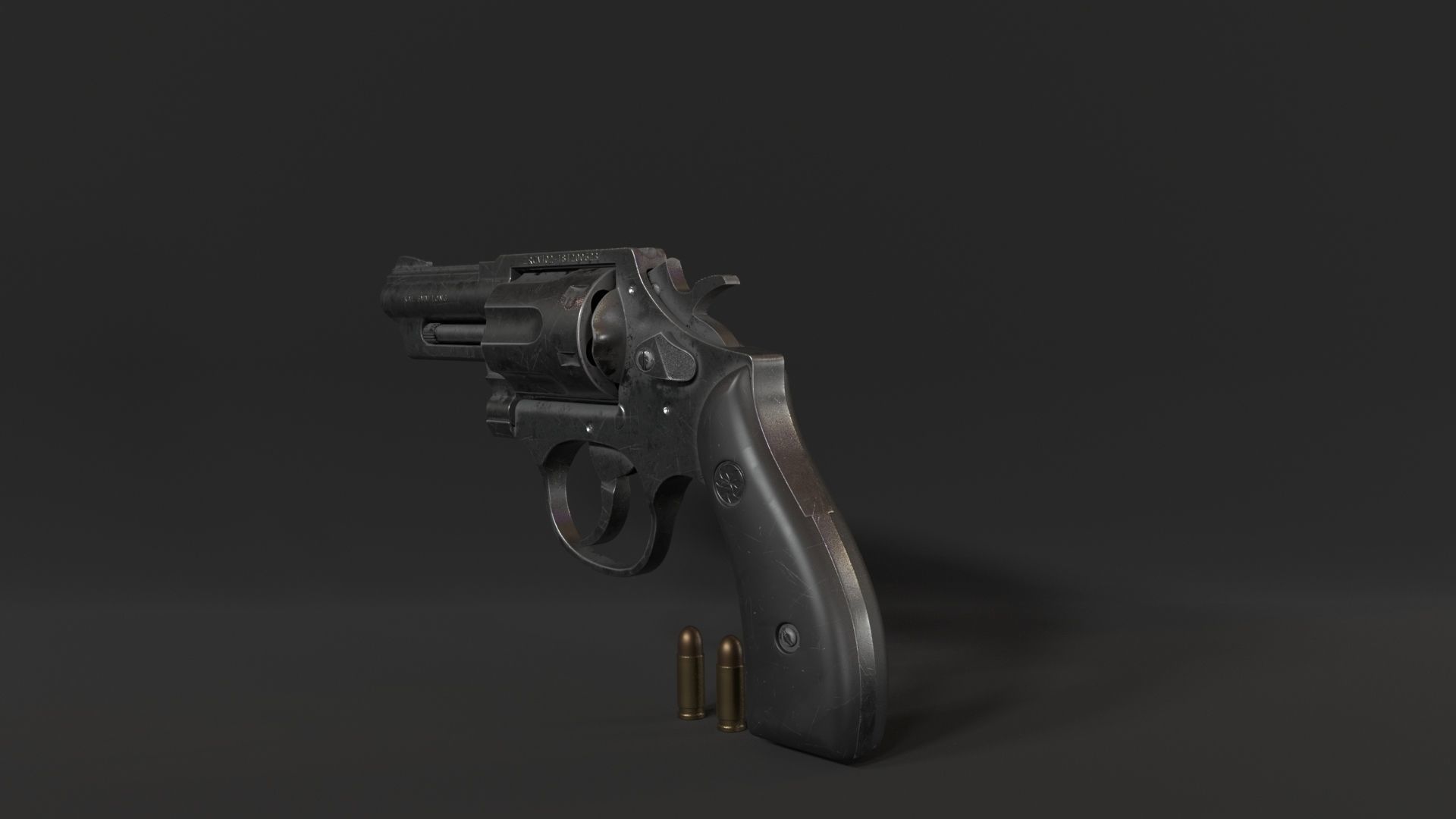 Revolver With Textures 3D model | CGTrader