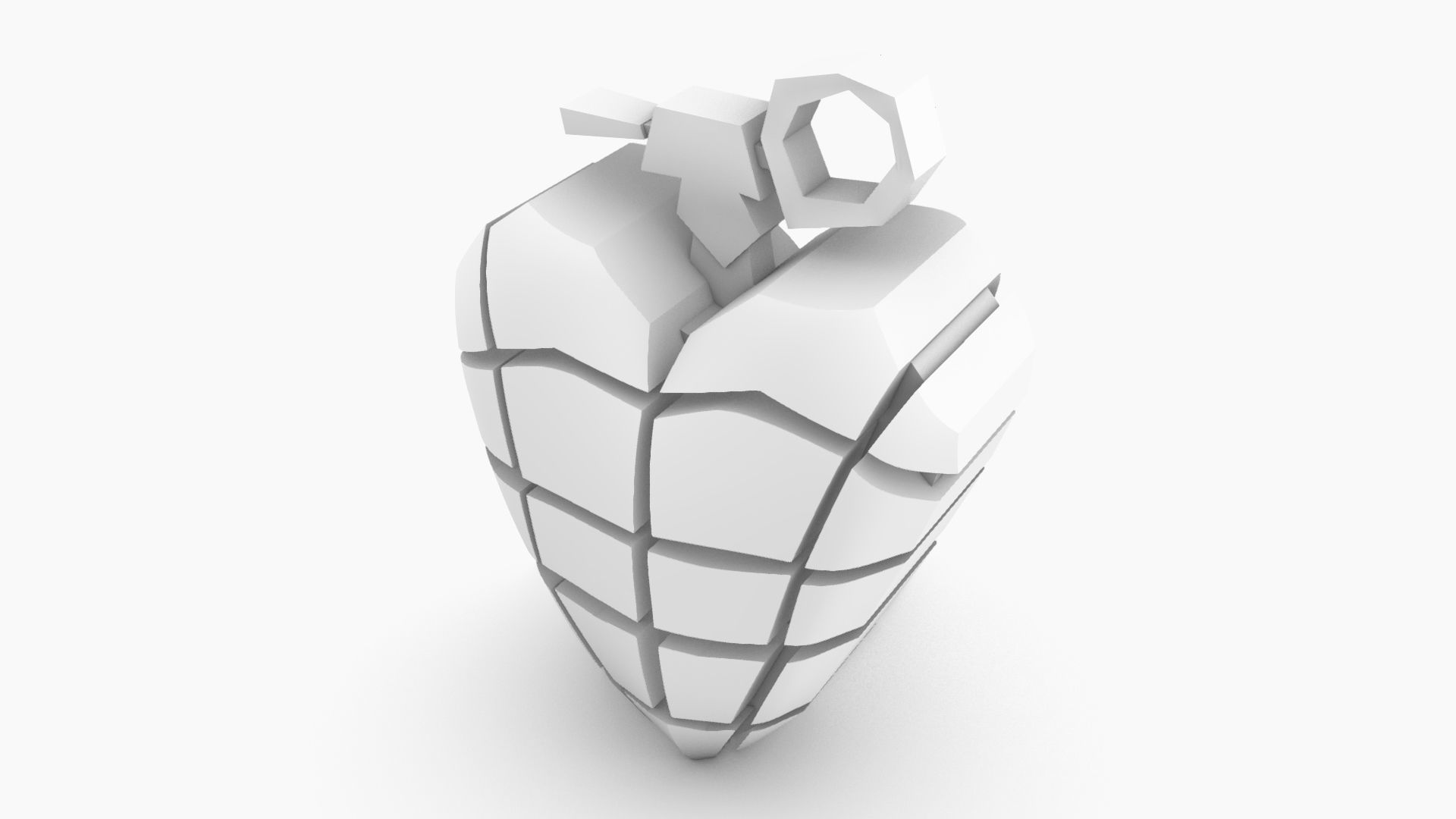 Heart like handgrenade - Green Day 3D model 3D printable | CGTrader