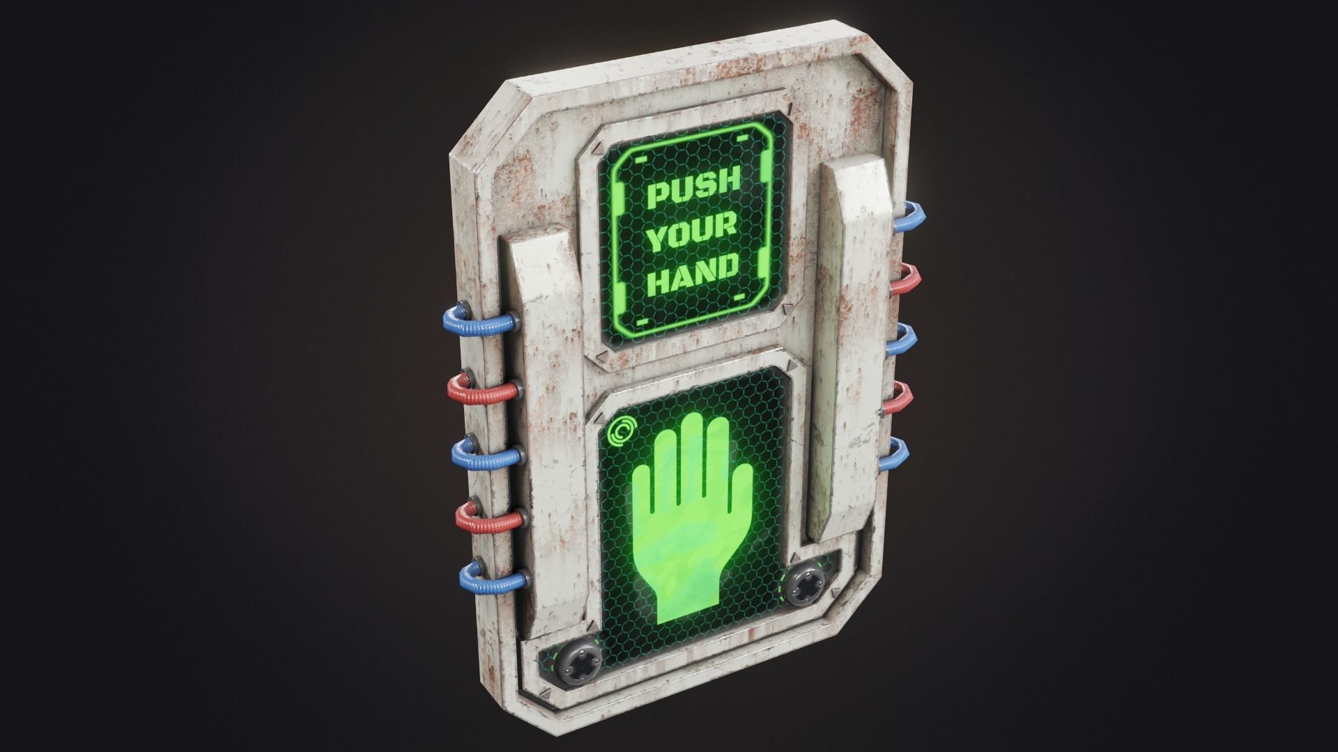 Security hand lock free VR / AR / low-poly 3D model | CGTrader