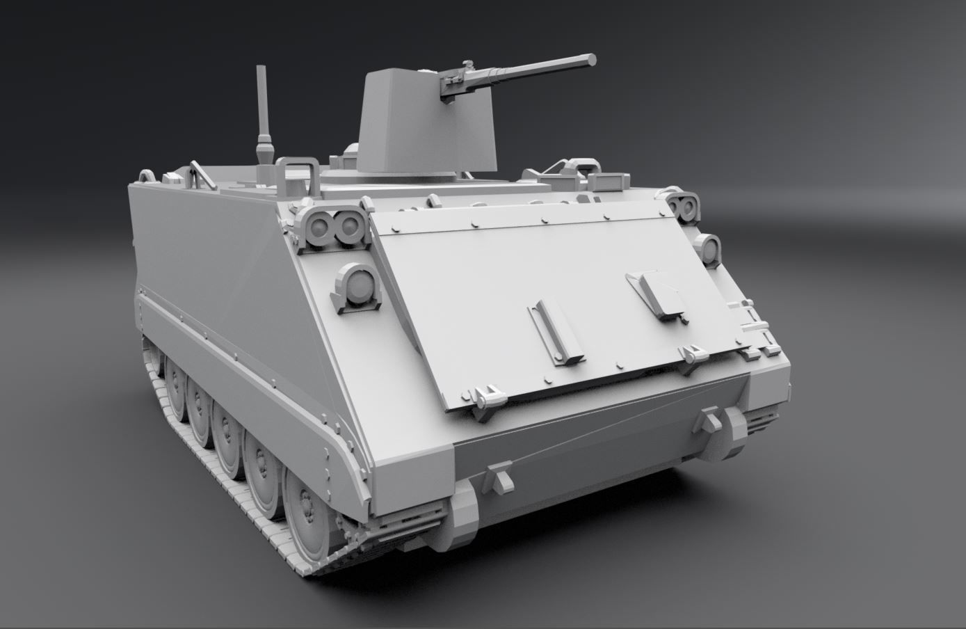 M113 Scale Model 3D model 3D printable | CGTrader