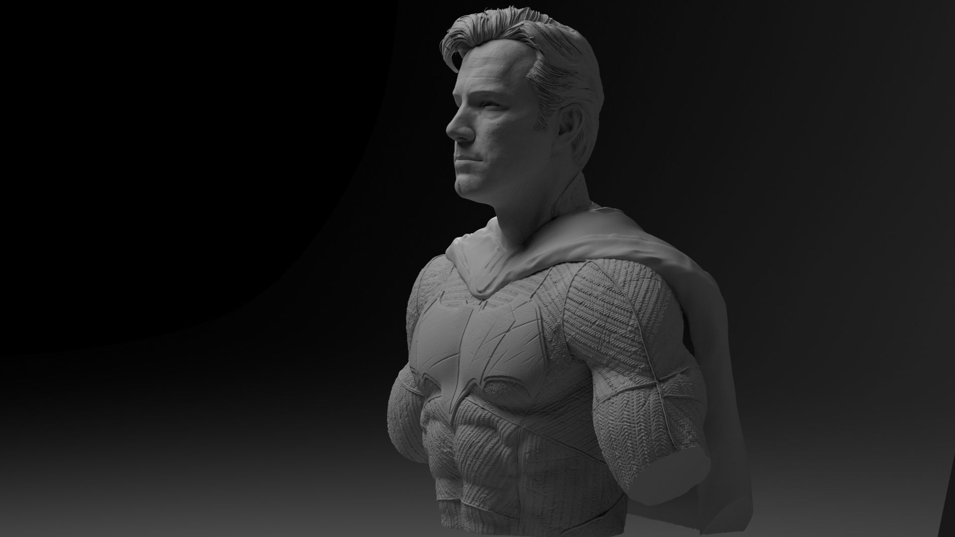 Ben Affleck - Batman without mask - Batman V Superman 3D model 3D ...