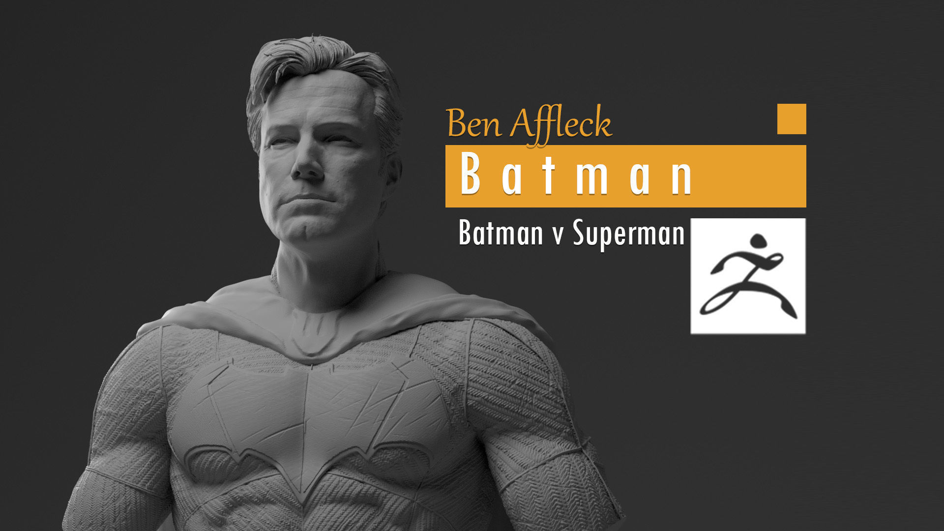 Ben Affleck - Batman without mask - Batman V Superman 3D model 3D ...