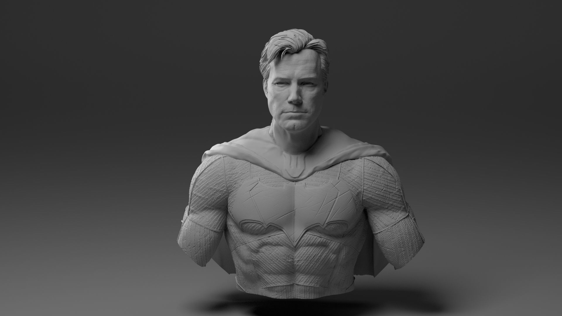 Ben Affleck - Batman without mask - Batman V Superman 3D model 3D ...