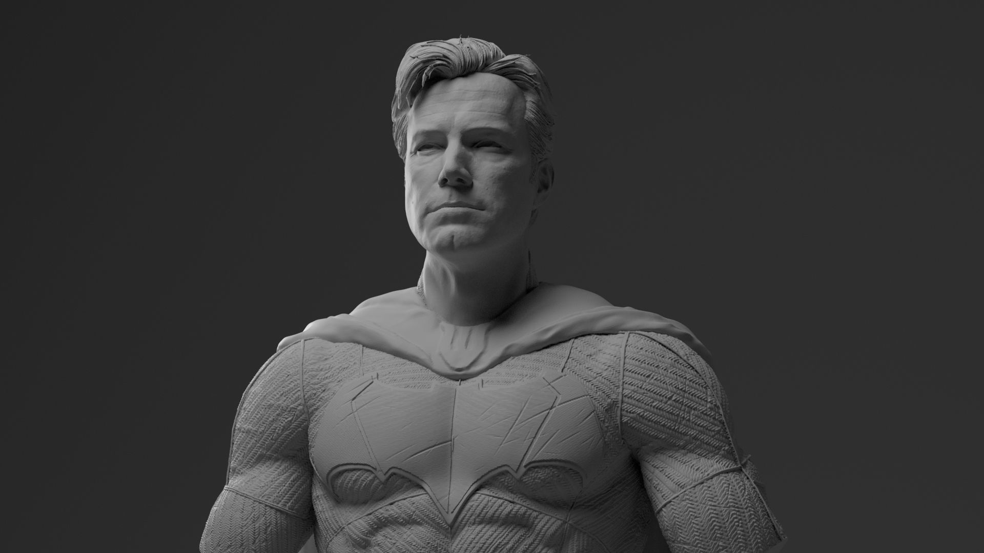 Ben Affleck - Batman without mask - Batman V Superman 3D model 3D ...