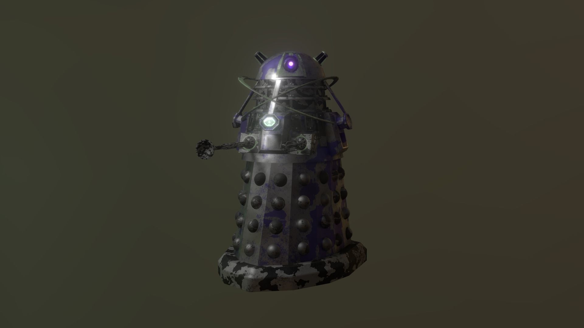 3D model STEAMPUNK STRATEGY DALEK - Rogue Film Productions VR / AR ...