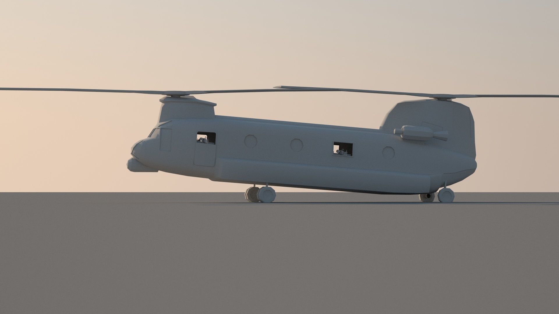 3D model Chinook 3D model helicopter VR / AR / low-poly | CGTrader