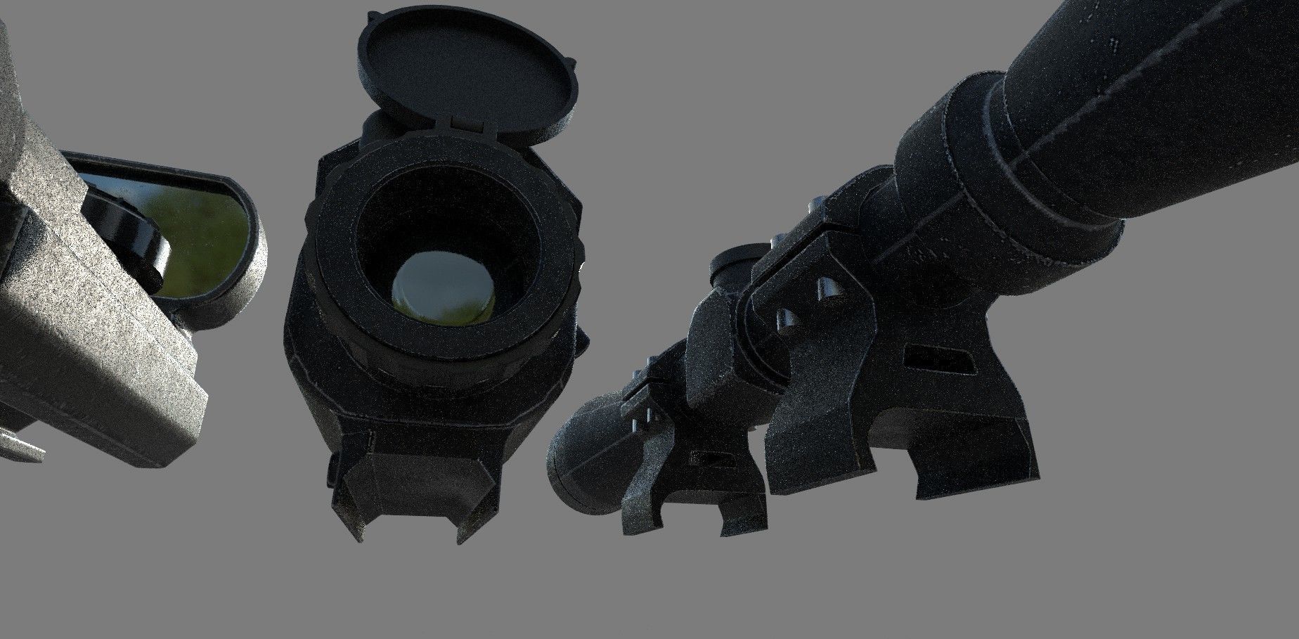 3D model Tactical Sights Pack 3D model VR / AR / low-poly | CGTrader