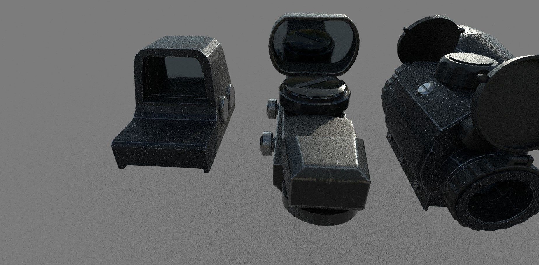 3D model Tactical Sights Pack 3D model VR / AR / low-poly | CGTrader