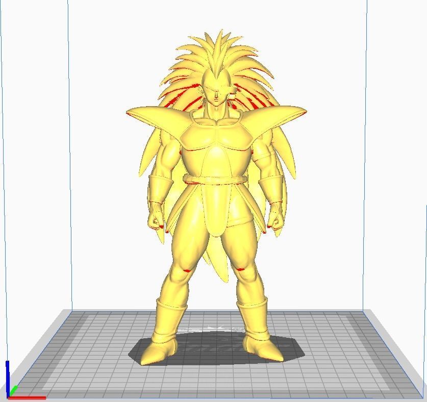 Raditz 3D Model dragon ball character 3D model 3D printable | CGTrader