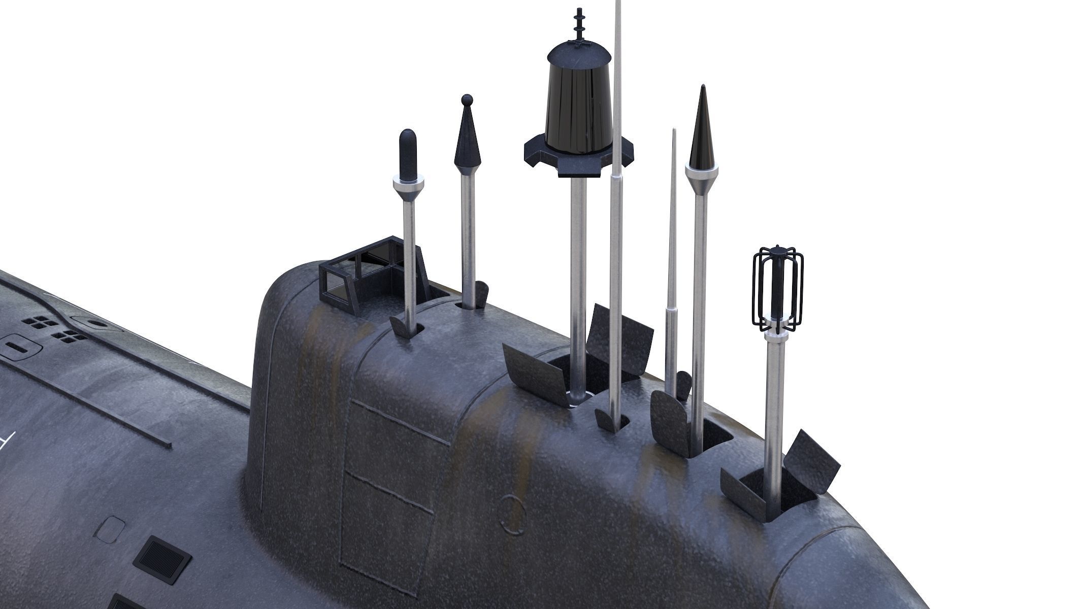 7 Military Submarines Collection 3D model | CGTrader