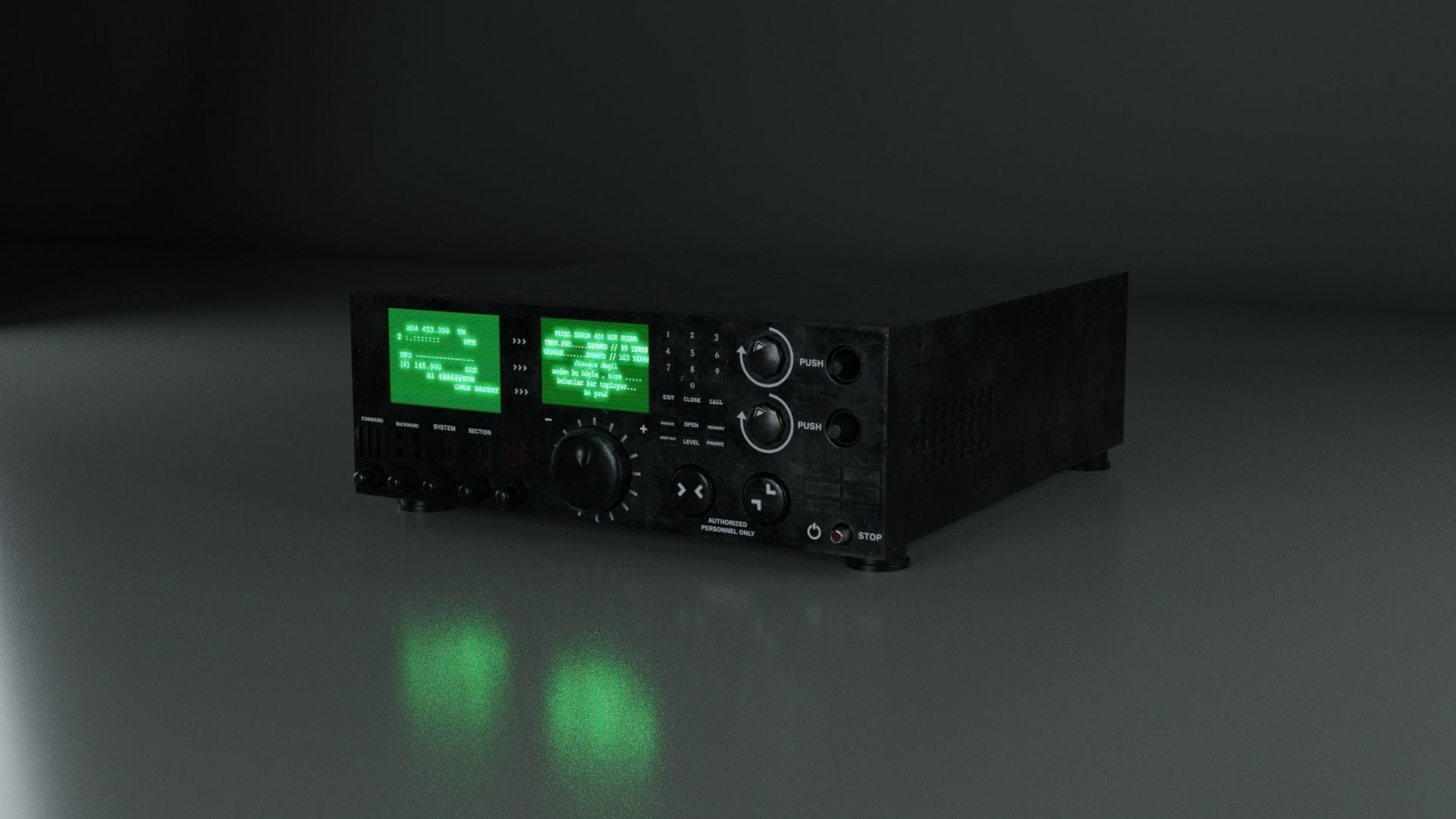 3D model Radio with octane render scene VR / AR / low-poly | CGTrader