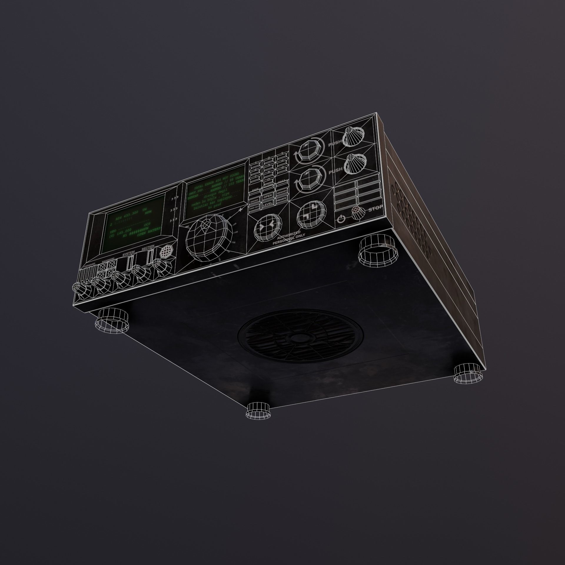 3D model Radio with octane render scene VR / AR / low-poly | CGTrader