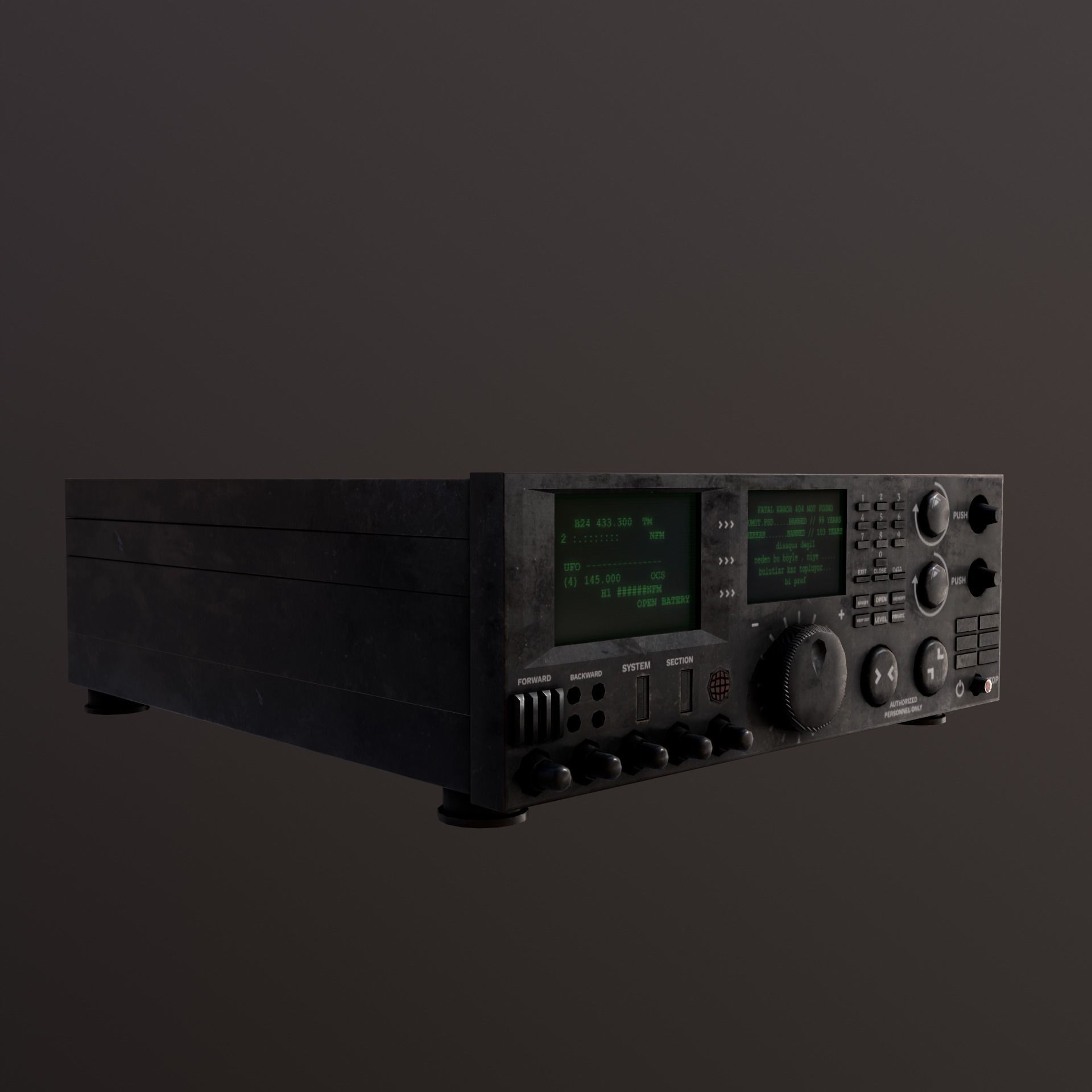 3D model Radio with octane render scene VR / AR / low-poly | CGTrader